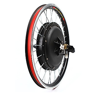 TQSHOoP 20" Rear Wheel Hub E-Bike Conversion Kit, 48V 1000W Electric Bike Brushless and Gearless Hub Motor Kit mit LED Display