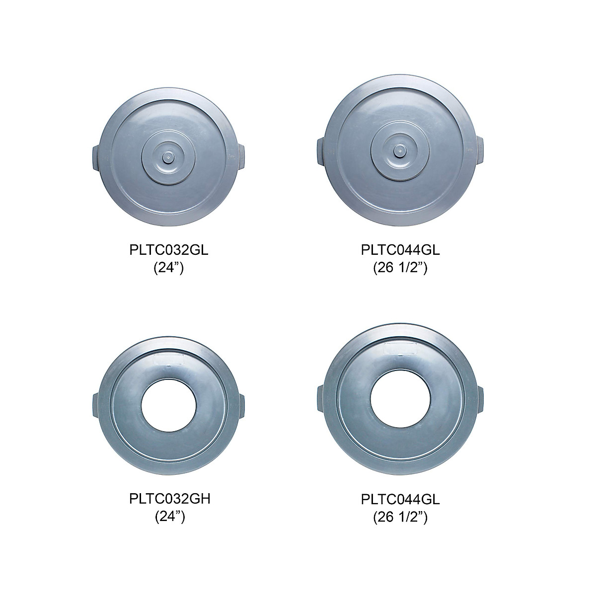 TigerChef Lid for 32-Gallon, Grey, PLTC032G [Kitchen]