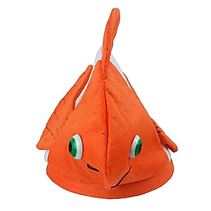 Funny Party Hats Fish Hat - Clown Fish Hat - Ocean Animal Hats - Sea Animal Hats - Costume Hats