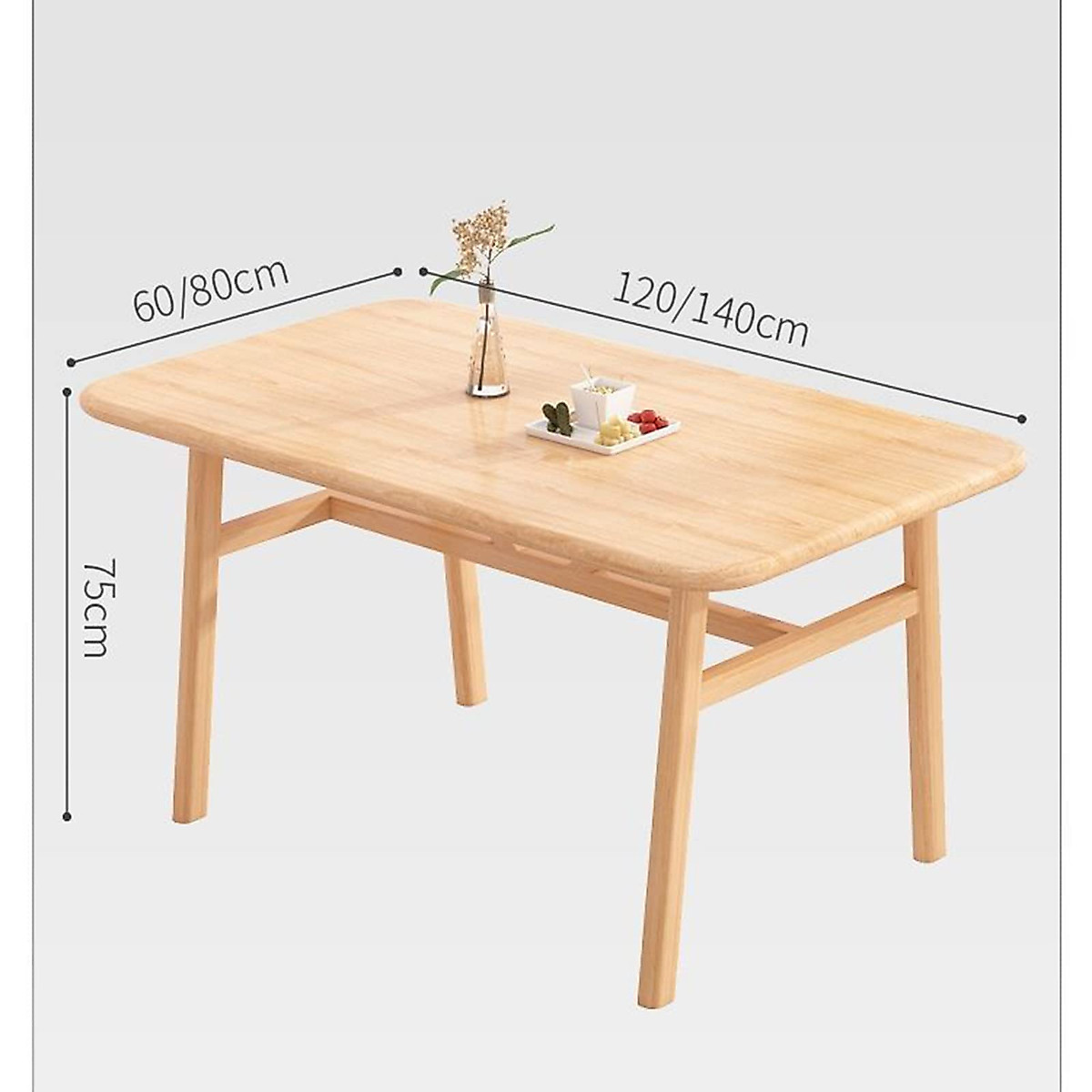 WXFKLDJ Modern Table Set with 4 Chairs, 5 Pcs Dining Table Set,Home Kitchen Breakfast Table and Chairs Set Ideal for Living Room, Breakfast Nook, Easy to Assemble,Cream,4 Chairs