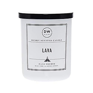 DW Home, Large Double Wick Candle, Lava