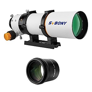 SVBONY SV503 Telescope, 70ED F6 Extra Low Dispersion Refractor OTA, Bundle with SV193 Focal Reducer and Field Flattener, for SV503 70mm F6 ED Refractors