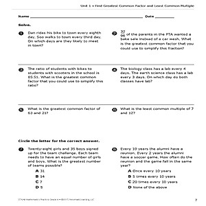 Staar Mathematics Practice Grade 6 II Teacher Resource