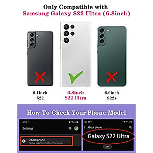 Goocrux (2in1 for Samsung Galaxy S22 Ultra Case Sun Moon Stars for Women Girls Cute Phone Cover Fashion Golden Star Print Pattern Design with Slide Camera Cover+Ring Holder Cases for S22 Ultra 6.8''