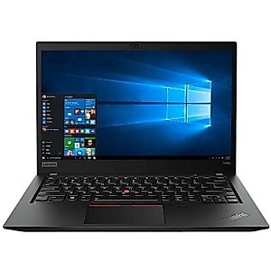 Lenovo ThinkPad T490s 14.0'' FHD Laptop, Intel Quad-Core i5-8365U up to 3.90GHz, 16GB DDR4 RAM, 512GB SSD, Fingerprint, Backlit Keyboard, Windows 10 Pro 64-bit (Renewed)