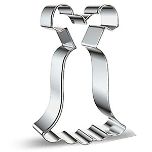 Large Size Dress Shaped Cookie Cutter, Stainless Steel Short Sleeved Wedding Dress Princess Dress Cookie Cutter, 4.9 Inches