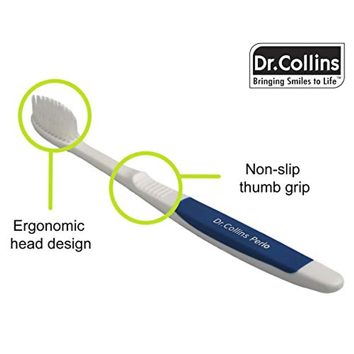 Dr. Collins Perio Toothbrush, 1 Count