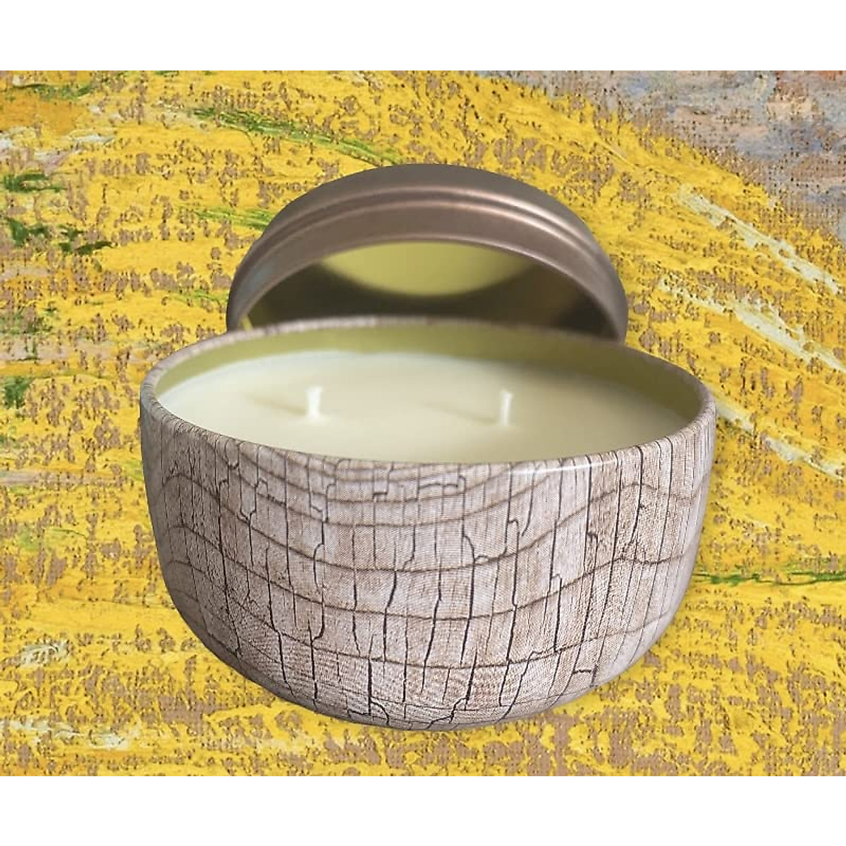 My Sweetheart Fruits and Sugared Citrus Scented Soy Wax Candle for Home Vul-Caa-Nu | 8oz 2 Wicks Recyclable Tins | Non Toxic Aromatherapy