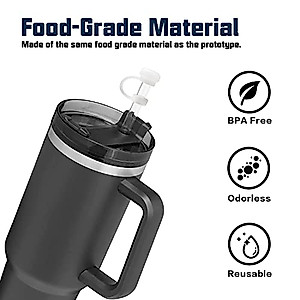 2023 New Set Straw Cover Straw Replacement Boot Sleeve Spill Stopper for Stanley Cup 40 oz 30 oz Quencher, 15 Pack Tumbler Accessories for Stanley Cup