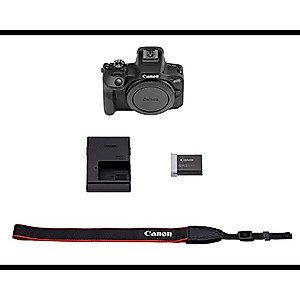 Canon EOS R100 Mirrorless Camera, RF Mount, 24.1 MP, DIGIC 8 Image Processor, Continuous Shooting, Eye Detection AF, Full HD Video, 4K, Small, Lightweight, Wi-Fi, Bluetooth, Content Creation