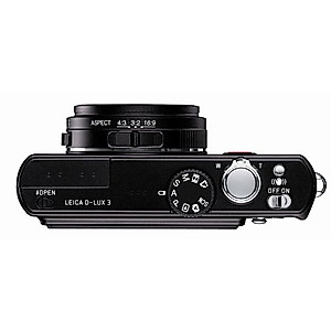 Leica D-LUX 3 10MP Digital Camera with 4x Wide Angle Optical Image Stabilized Zoom (Black) (Discontinued by Manufacturer)