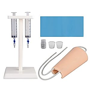 SimCoach Phlebotomy and Venipuncture Practice Kit, Wearable IV Practice Trainer Kit, IV Start Kit for Medical Education, Fit-on Intravenous Injection Simulator, Nursing School Essentials