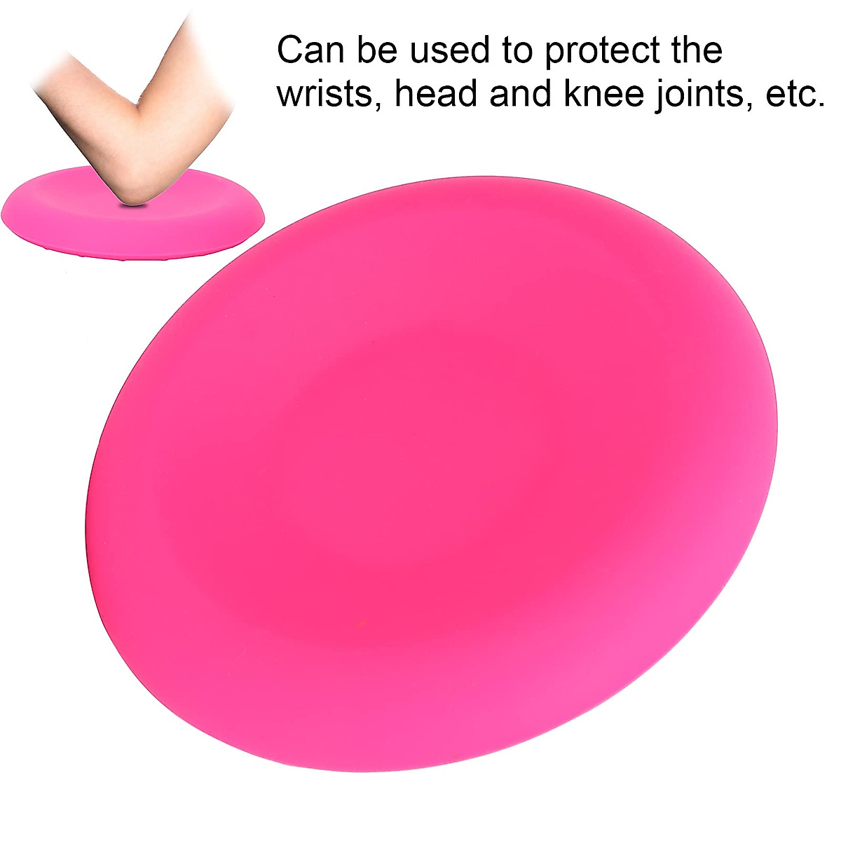 Yoga Knee Pad, Silicone Yoga Knee Cushion Fitness Pilates Jellies Non-Skid Yoga Gel Knee Pads Workout Balance Knee Cushion for Elbows Wrist