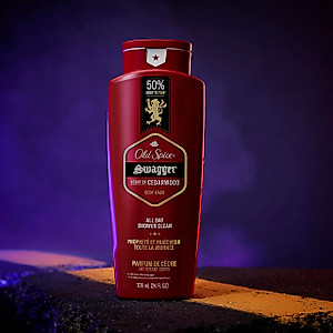 Old Spice Swagger Scent of Confidence, Body Wash for Men, 24 fl oz (Pack of 4)