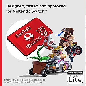 SanDisk 256GB microSDXC-Card, Licensed for Nintendo-Switch - SDSQXAO-256G-GNCZN & 128GB microSDXC-Card, Licensed for Nintendo-Switch - SDSQXAO-128G-GNCZN