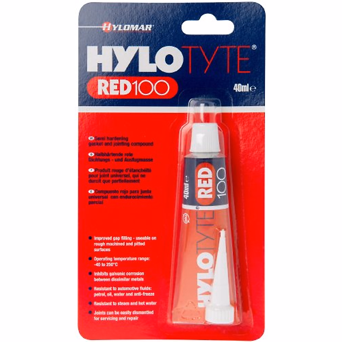 Hylomar F/HYTR100/040M Hylotyte, Red