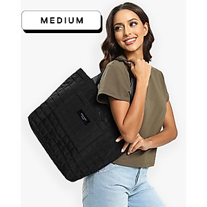 SATIN SAINT lifestyle Large Tote Bag for Women, Travel Tote Bag, Laptop Bag Handbag, Shopping Bag, Lightweight Shoulder Bag for Yoga Gym