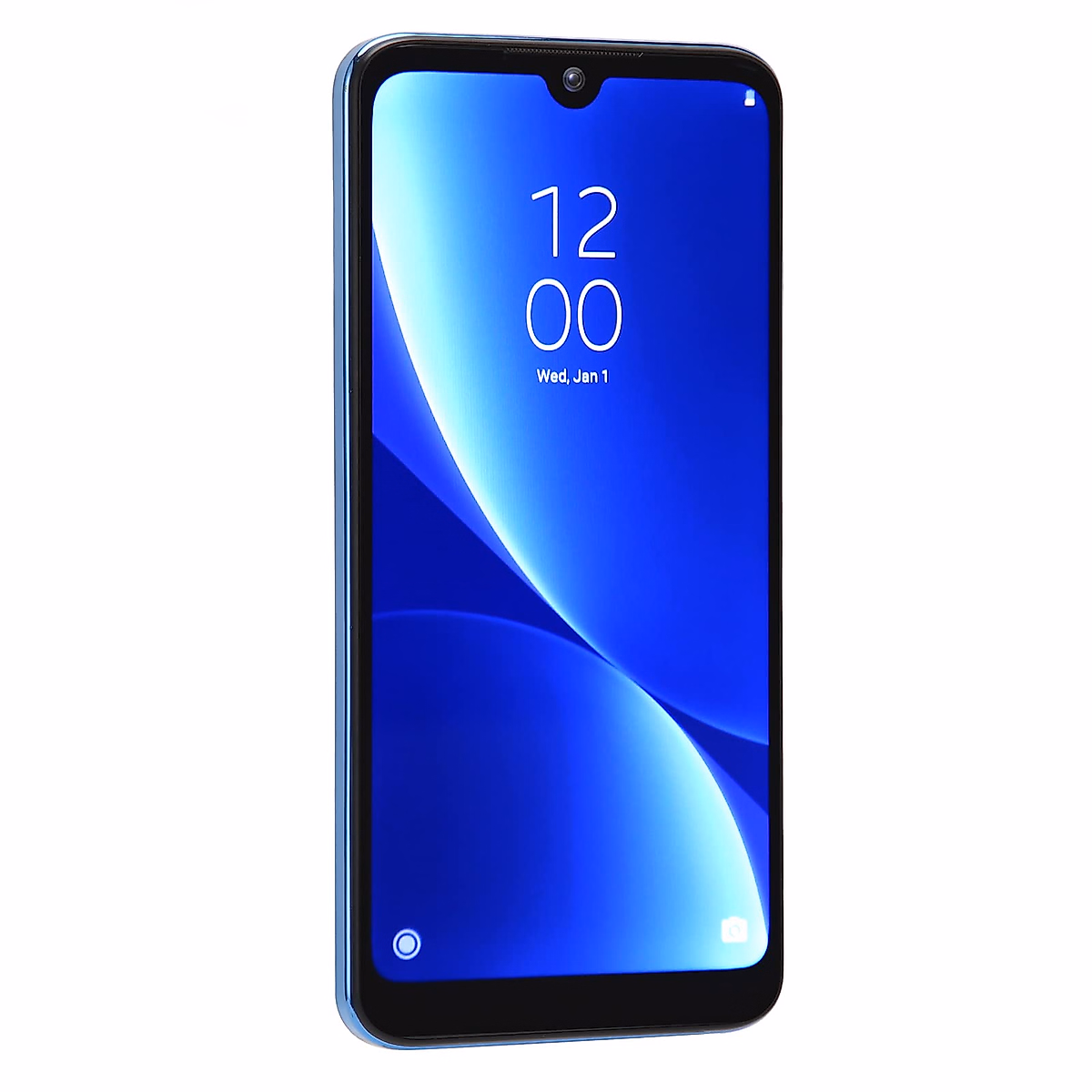 12s Pro Smartphone, MT6582 Quad Core 4GB RAM 32GB ROM Cell Phone Double Card Slot 5G WiFi 1200x1960 Resolution Ultra HD Screen for Office (Blue)