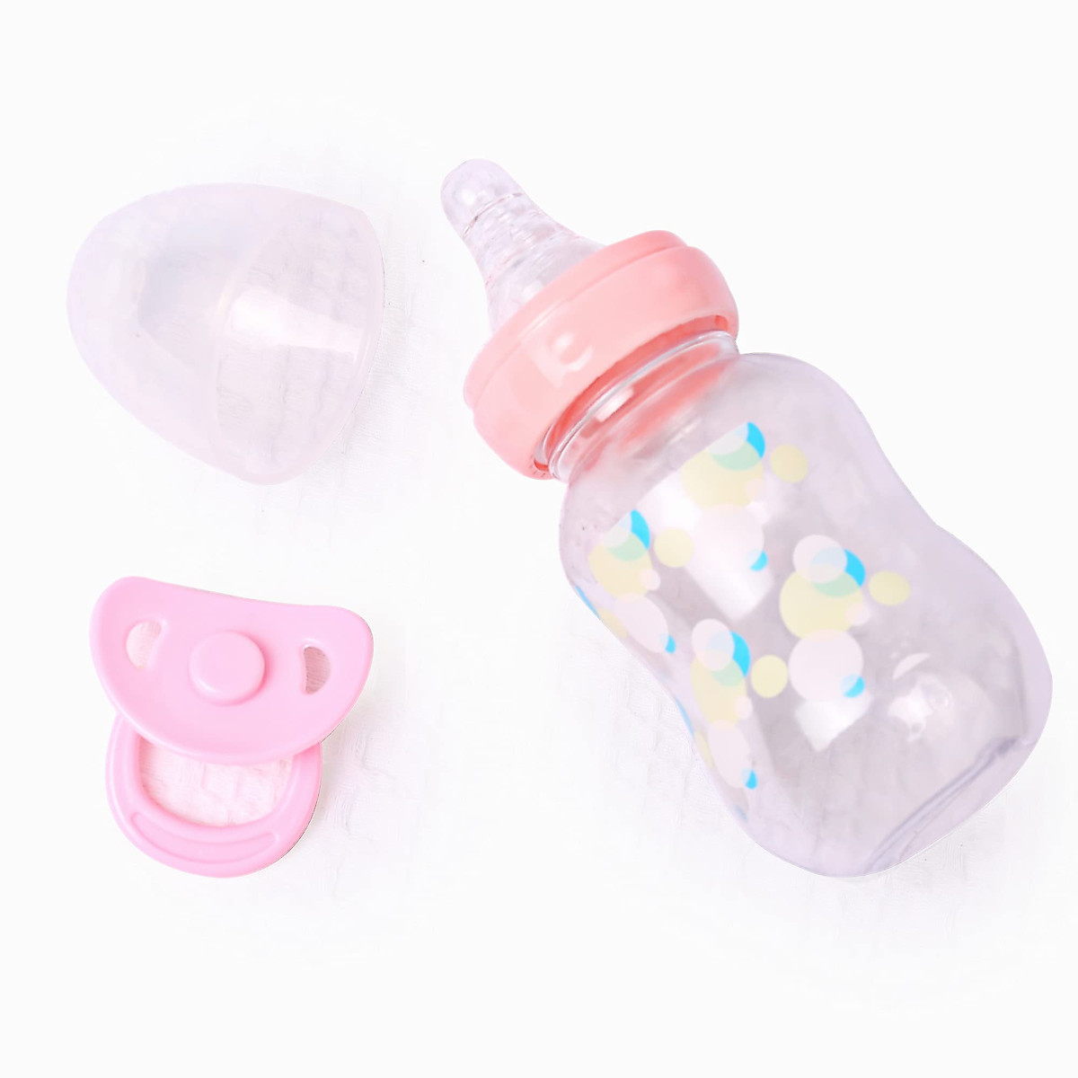 CHAREX Reborn Baby Doll Accessories Fake Feeding Bottle Sealed Matching Putty Magnetic Pacifier Baby Girl