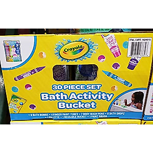 Crayola Bath Activity Bucket( 30 Pc Set)