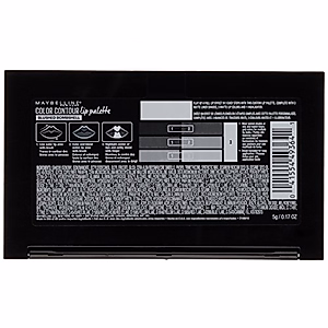 Maybelline New York Lip Studio Color Contour Lip Palette, Blushed Bombshell, 0.17 oz.
