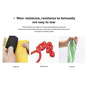 FAYYA 3D Printer Filament 2.85mm Diameter Flexible Rubber 1KG Spool (2.2lbs) Dimensional Accuracy +/- 0.02mm Consumables Printing Material Supplies Black+White+Blue+Green+Red+Yellow+Brown