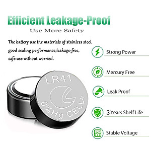 LR41 Battery AG3 392 384 192 Battery 1.5V Button Coin Cell Batteries