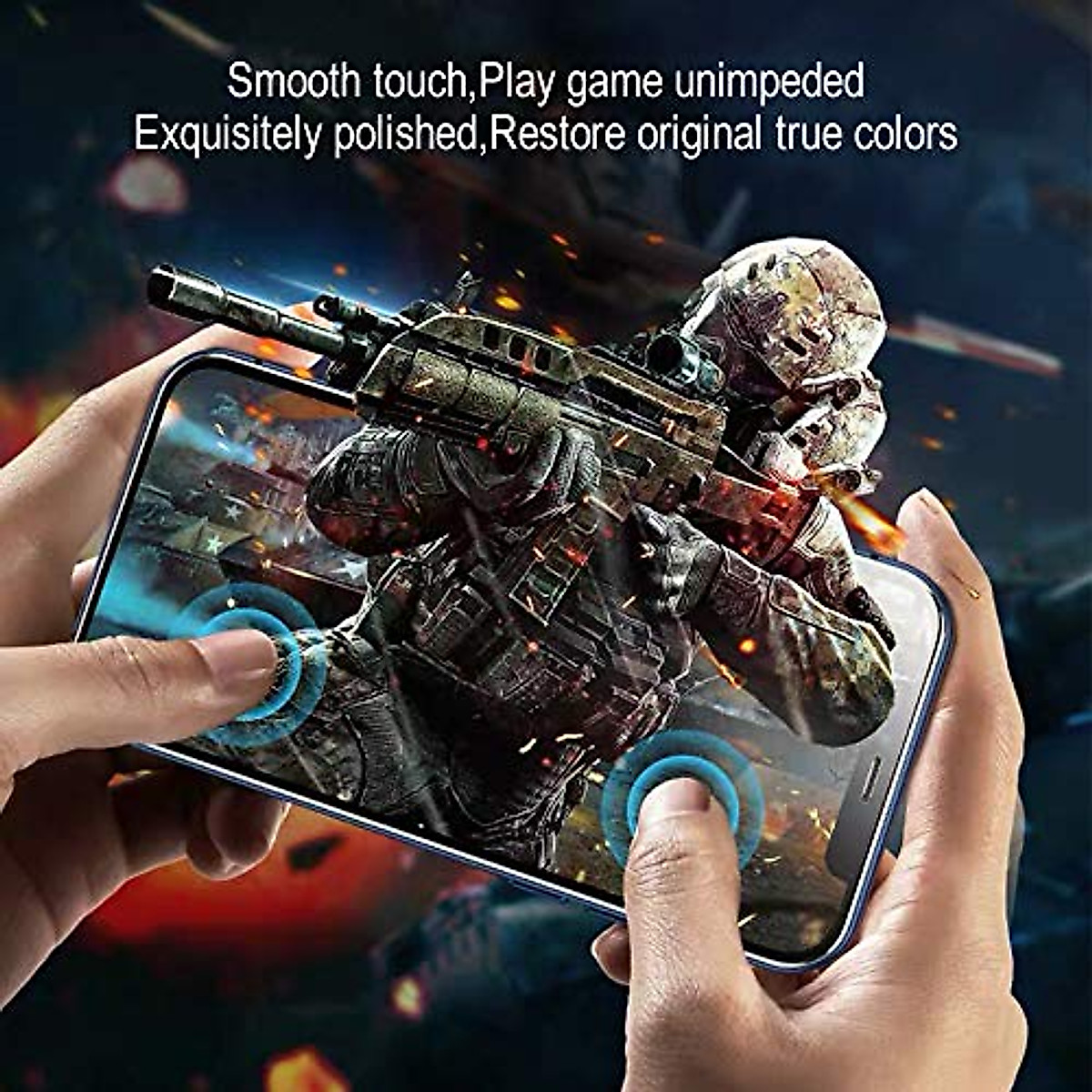 Arae Screen Protector for iPhone 11 Pro Max/Xs Max, HD Tempered Glass Anti Scratch Work with Most Case, 6.5 inch, 3 Pack