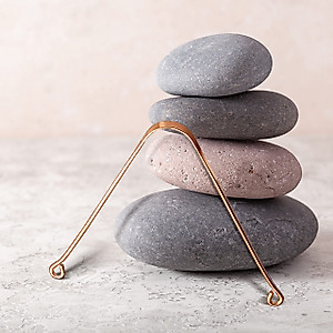 The Dirt Tongue Scraper - Tongue Cleaner For Oral Care & Fresh Breath - Pure Copper (Regular)