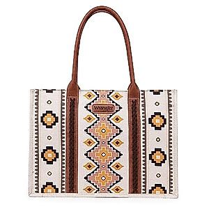 Wrangler Tote Bag for Women Aztec Handbags Western Purses for Women ZSY-FBA3-WG2202-8119CF
