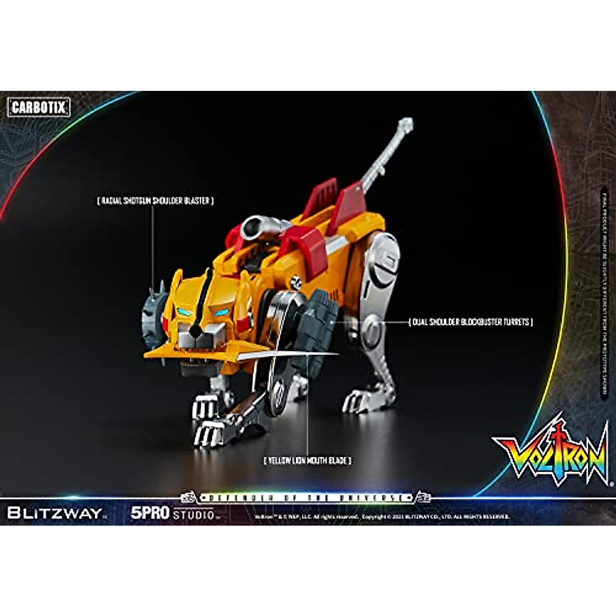 Blitzway - Voltron - CARBOTIX Series - 5Pro Studio Voltron Action Figure