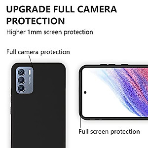 JR rutien Case for Infinix Zero 5G 2023 Phone Case Soft Shockproof Full Body Protection Protective Silicone Case (Black)