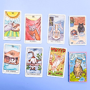 Cat Tarot: 78 Cards & Guidebook (-)