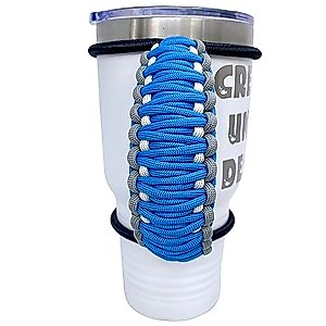 Creating Unique Designs Handmade Elastic Tumbler Handles 20 30 32 40 oz (Handle Only) (Detroit Football Sports Team)