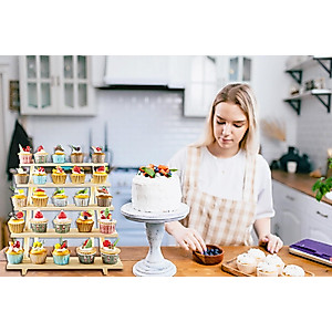 Wooden Cupcake Stand 5 Tier Wooden Cupcake Stand Cupcake Holder Rustic Wood Cupcake Display Stand Wooden Display Stand