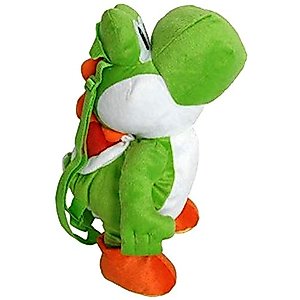 Mario Brothers Yoshi Large Backpack Plush