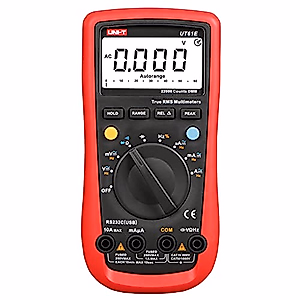 UNI-T UT61E Digital Multimeter True RMS Peak Meter PC Connect AC DC Voltage Relative Mode 22000 Counts Data Hold Auto Range
