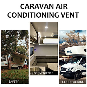 Garneck Bus Air Conditioning Vent Universal Round Bus Ceiling Air Conditioning Vent DIY Air Flow Ventilation Deflector Outlet for Rv Bus Car Boat Supplies Style 1