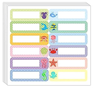 Baby Bottle Labels for Daycare,School,Waterproof Write-On Self-Laminating Personalized Name Labels, Kids Name Stickers Tags for Water Food Container, Sippy Cup,Box(180 pcs）