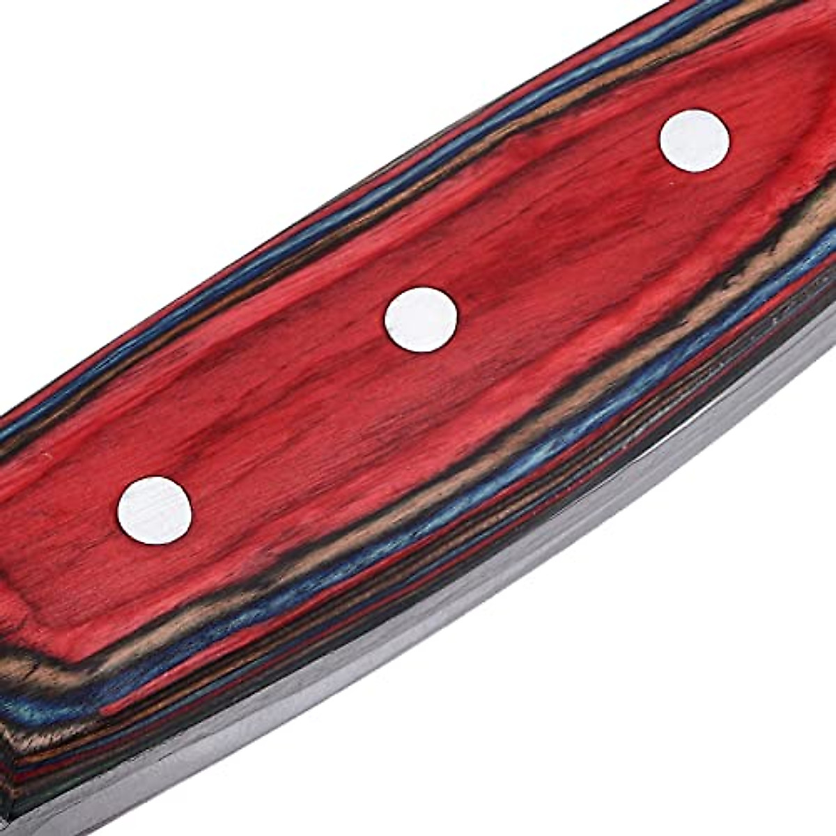 plplaaoo 6.7in Hoof Knife Sharpener, Double Sided Blade Farrier, Hoof Knife with Wooden Handle, Horse Shoe Knife Right Handed, Horses Hoof Trimming Tools for Horses Hoof Repairment, Tool Steel