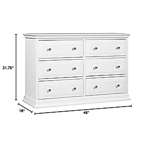 DaVinci Signature 6-Drawer Double Dresser in White