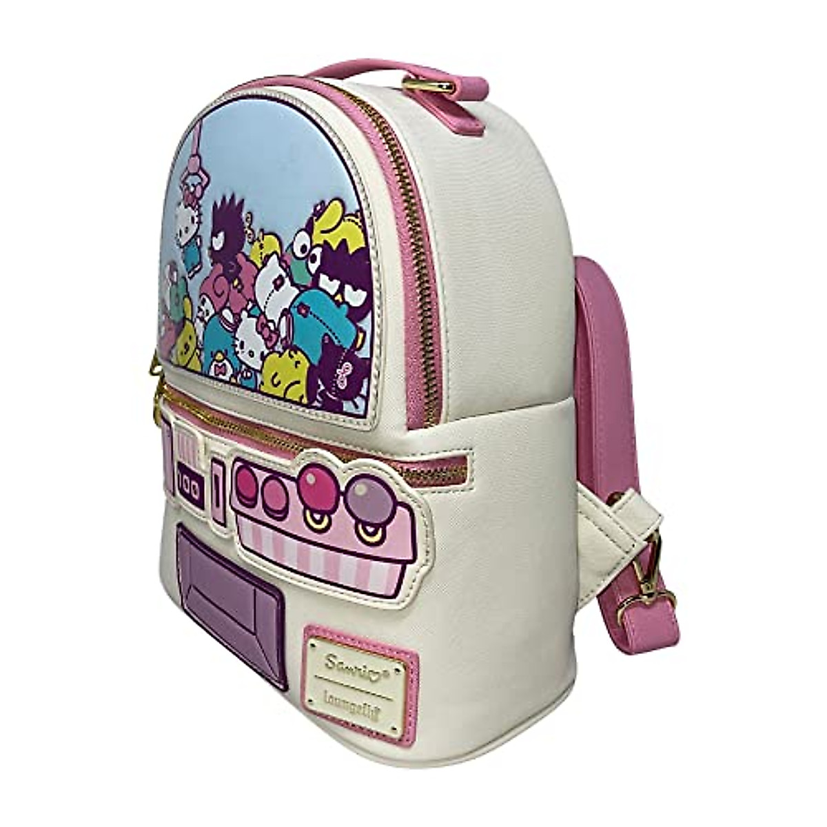 Loungefly Sanrio Hello Kitty and Friends Claw Machine Womens Double Strap Shoulder Bag Purse