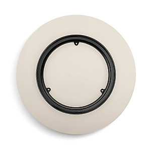 DEMDACO Family Table Top Blue Pin Stripe 18 inch MDF Lazy Susan Serving Tray