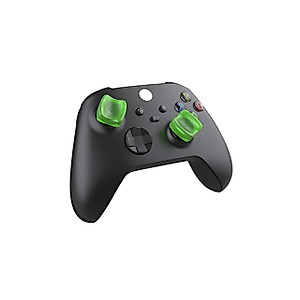 Gioteck STGX Thumb Grips Xbox Series X/S - Silicone Plugs/Caps/Protector for Xbox X/S Joysticks Grips - Non-Slip - Aim Aid - Green