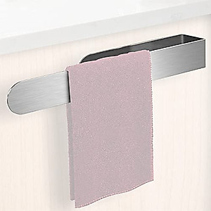 LUSUNGOLD Towel Rack,Command Damage Free Hand Towel Holder for Dry Towel/Wet Towel,Bathroom Hand Towel Holder,Washcloth Holder,Self Adhesive Towel Holder,Stainless Steel Towel Bar.