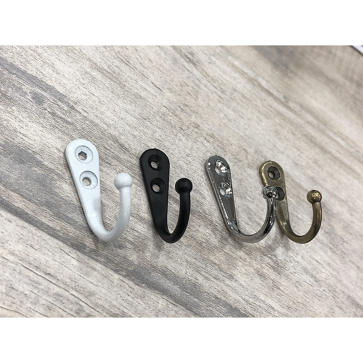 Tsnamay 10 Pieces Small Hooks Wall Mounted Coat Hooks,Zinc Alloy Antique Single Hook for Hanging Mug Cup, Coffee Cup, Bag, Robe, Towels, Keys,Silver