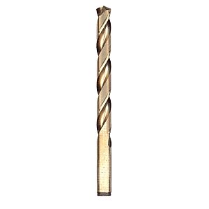 BOSCH CO2159 1-Piece 1/2 In. x 6 In. Cobalt Metal Drill Bit for Drilling Applications in Light-Gauge Metal, High-Carbon Steel, Aluminum and Ally Steel, Cast Iron, Stainless Steel, Titanium