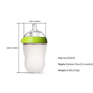 Comotomo Natural Feel Baby Bottle, 4 Pack