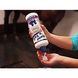 Mane 'n Tail Ultimate Gloss Shampoo and Conditioner 32 Ounce Each with 4 OunceDetangler Spray, Spray 'n White, Spray'n Braid