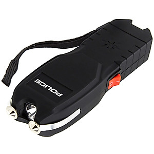 POLICE 2101 Stun Gun with LED Flashlight and Siren Alarm